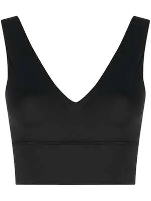 REEBOK V-Neck Cropped Tank Top