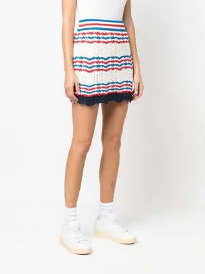 Casablanca Crochet Mini Skirt