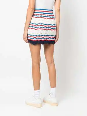 Casablanca Crochet Mini Skirt