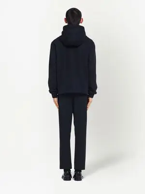 Prada Wool Zip-up Hoodie