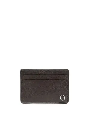 ORTIGNI Textured-leather Cardholder - Brown