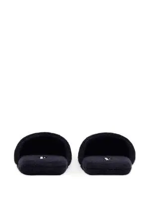 Dolce & Gabbana Cotton Terry Slippers - Black