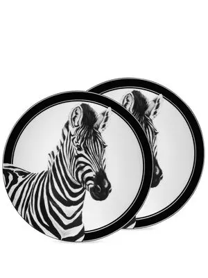 Dolce & Gabbana Zebra-print Bread Plates