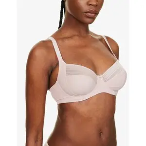 Panache Serene V-neck Stretch-woven Bra - Vintage