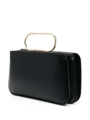 Moschino Logo Plaque Clutch Bag