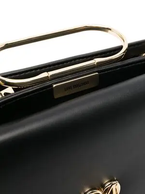 Moschino Logo Plaque Clutch Bag