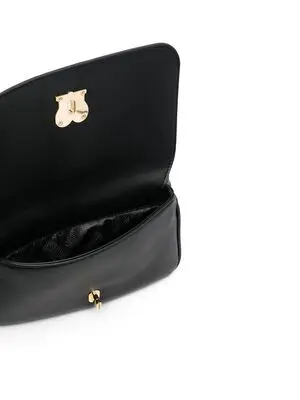 Moschino Logo Plaque Clutch Bag