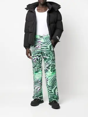 DIESEL Optical-print Canvas Trousers