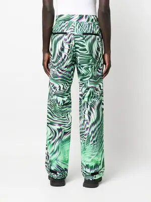 DIESEL Optical-print Canvas Trousers