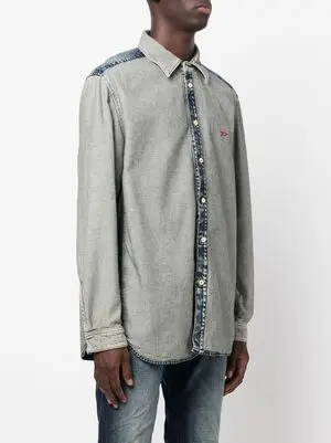 DIESEL® Inside-out Effect Denim Shirt