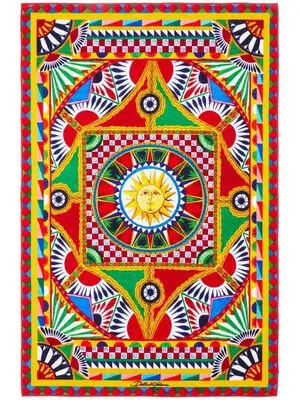 Dolce & Gabbana Terry Cotton Bath Towel - Red