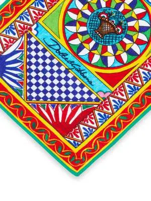Dolce & Gabbana Carretto Siciliano Foulard-print Guest Towel
