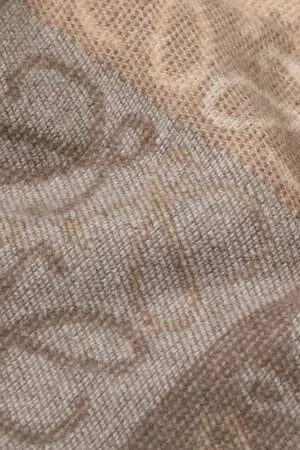 Loewe Fringed Wool And Cashmere-blend Jacquard Scarf