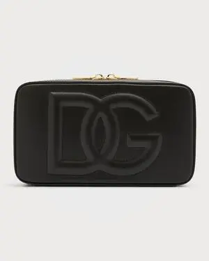 Dolce & Gabbana Dolce & Gabbana DG Logo Leather Clutch - Nero