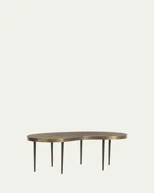 ARTERIORS Rein Coffee Table - Brass