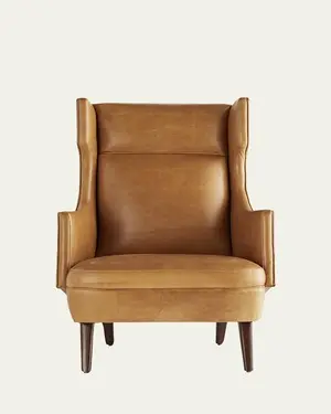 ARTERIORS Budelli Wing Chair - Brown