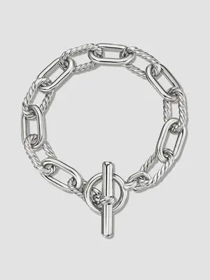 David Yurman Dy Madison Toggle Chain Bracelet In Sterling 11mm