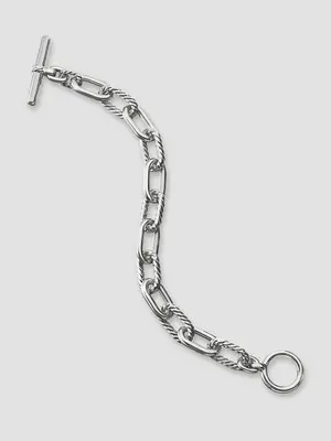 David Yurman Dy Madison Toggle Chain Bracelet In Sterling 11mm
