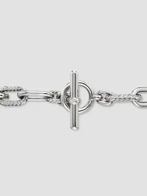 David Yurman Dy Madison Toggle Chain Bracelet In Sterling 11mm