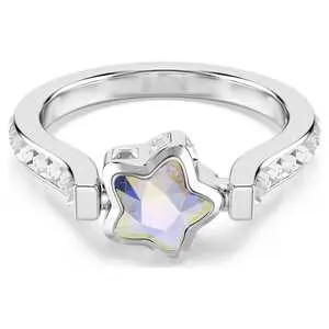 SWAROVSKI Chroma Twist Cocktail Ring With Recreated™ Crystals - White