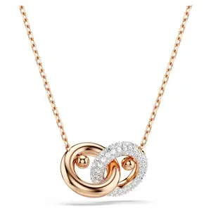 SWAROVSKI Dextera Pendant Necklace With Pavé Crystals - White