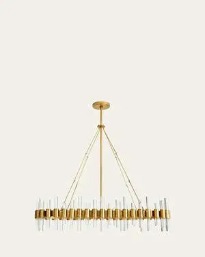 ARTERIORS Haskell Oval Chandelier - Gold