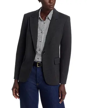 Kobi Halperin Collette Double Knit Blazer - Dark Grey