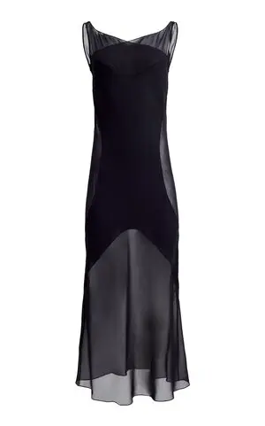 Khaite Aminah Silk Slip Dress
