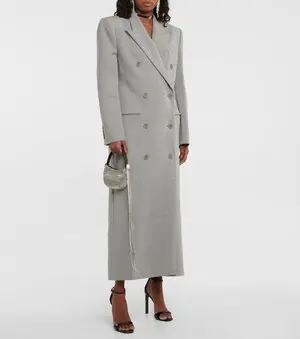 Magda Butrym Double-breasted Cotton-blend Coat