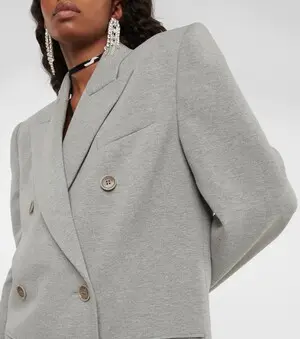 Magda Butrym Double-breasted Cotton-blend Coat