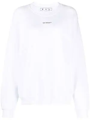 Off-White Arrow Relaxed Sweatshirt - White