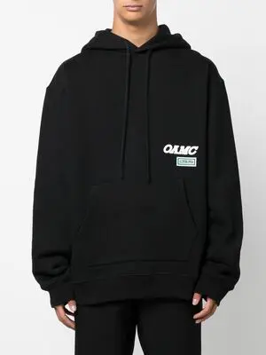 OAMC Printed Logo Hoodie - Black