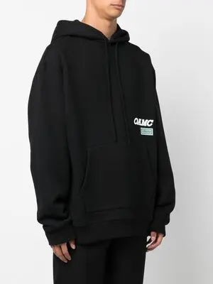 OAMC Printed Logo Hoodie - Black
