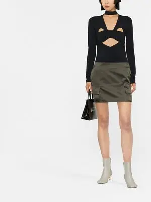 AMBUSH Cut-out Detail High-neck Top