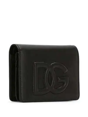 Dolce & Gabbana Dg-logo Embossed Leather Wallet