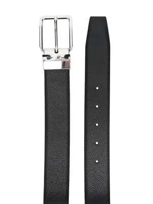 Canali Buckled Leather Belt