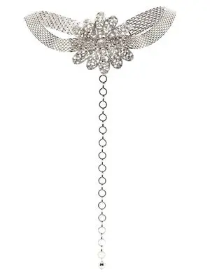 Alessandra Rich Daisy Crystal-embellished Necklace