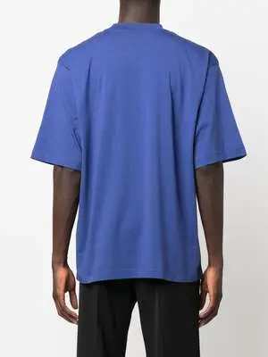 Marni Logo-print Short-sleeved T-shirt - Blue