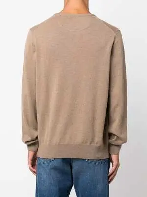 Polo Ralph Lauren Polo Pony-embroidered Wool Jumper - Brown