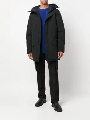 Canada Goose Langford Hooded Down Coat - Black