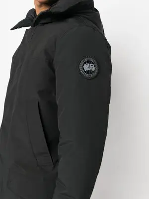 Canada Goose Langford Hooded Down Coat - Black