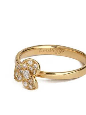 LEO PIZZO 18k Yellow Candy Flora Diamond Ring - Gold