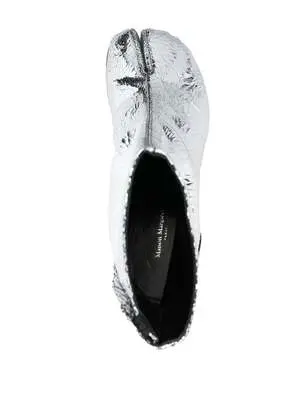MAISON MARGIELA Tabi 60mm Mirror-effect Ankle Boots - Silver