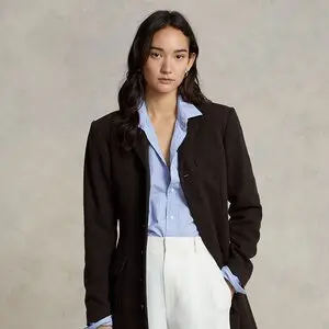 Ralph Lauren Button-front Fit-and-flare Tweed Dress