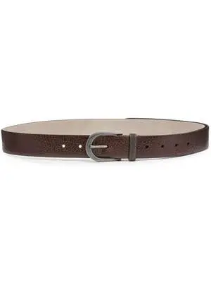 BRUNELLO CUCINELLI Brunello Cucinelli Grained Leather Belt