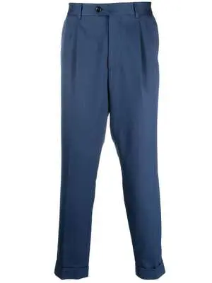 Brunello Cucinelli Pleated Cropped Trousers