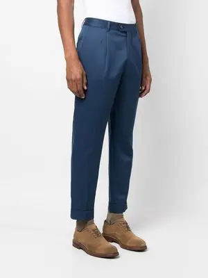 Brunello Cucinelli Pleated Cropped Trousers