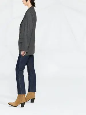 Brunello Cucinelli Single-breasted Cashmere Blazer - Grey