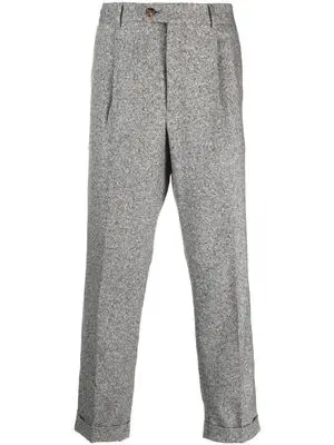 Brunello Cucinelli Wool Straight-leg Trousers