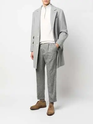 Brunello Cucinelli Wool Straight-leg Trousers